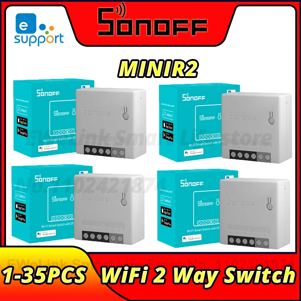 Sonoff Minir2 Two Way Smart Switch | Sonoff Minir2 Wifi R2 Switch ...