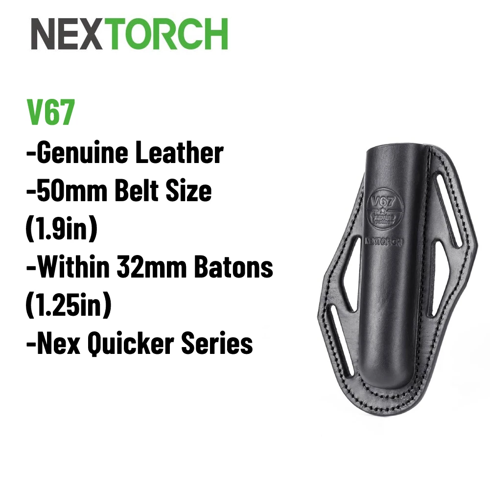 Leather Holster Baton | Nextorch Baton | Belt Baton | Portable Lighting Accessories - V67 ...