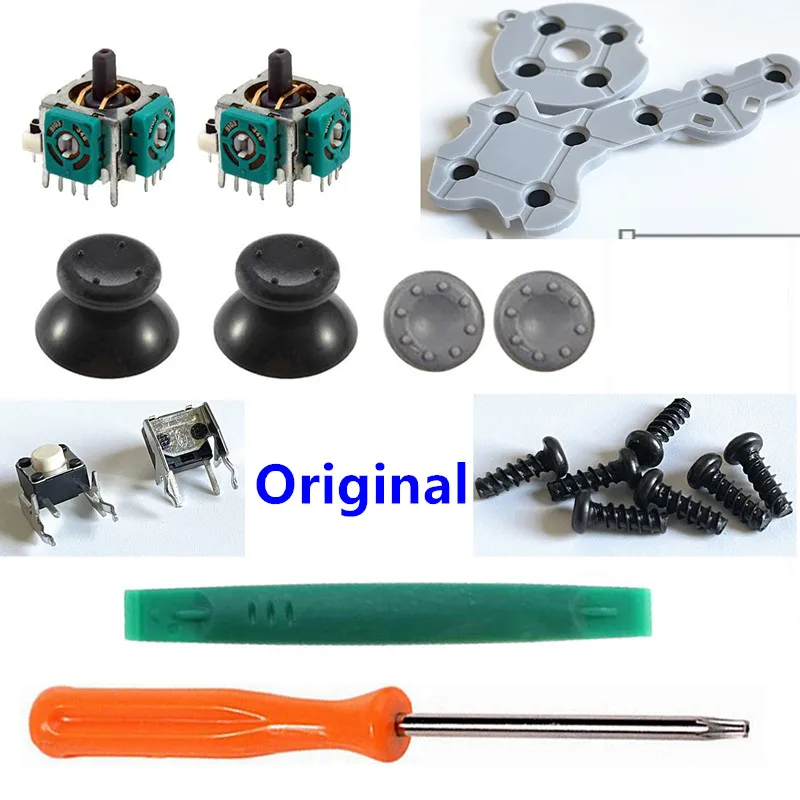 For-Xbox-360-Wireless-Controller-Original-Repair-Kits-Thumb-Stick-Cap ...