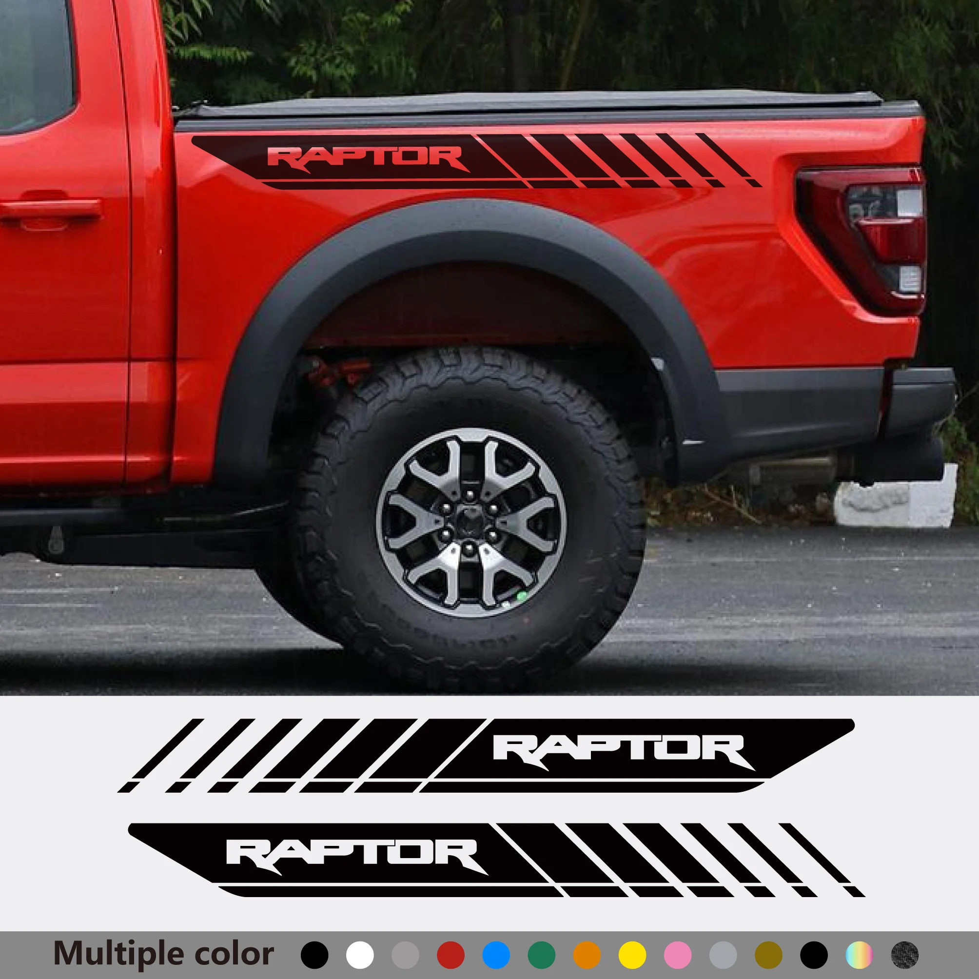 2pcs-Car-Stickers-Apply-for-Ford-F150-Raptor-Ranger-Pickup-Body-Car-4X4 ...