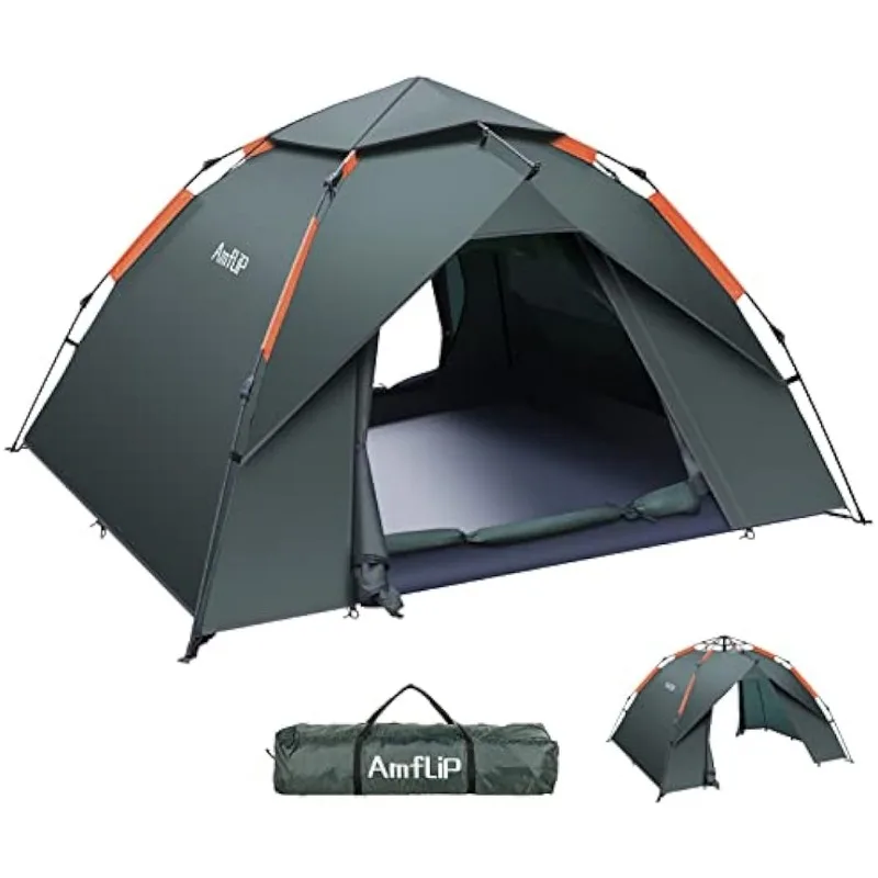 Amflip-Camping-Tent-Automatic-2-3-Man-Person-Instant-Tent-Up-Ultralight ...