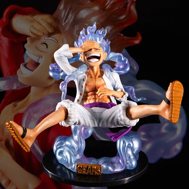 Anime-One-Piece-Figure-Luffy-Gear-5-Action-Figure-Sun-God-Luffy-Nika ...