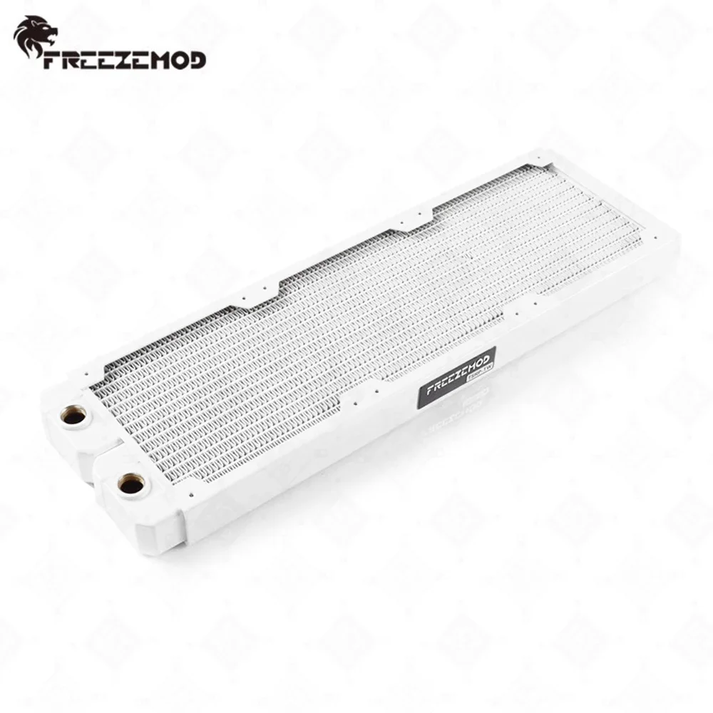 FREEZEMOD-360mm-White-Copper-Radiator-G1-4-Thread-PC-Water-Cooler ...