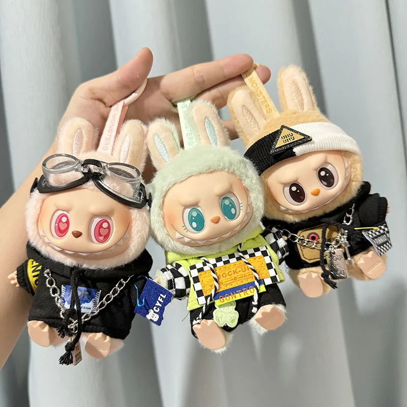 Clothing For Labubu 17cm Cute Plush Doll's The Monsters Clothes Outfit ...