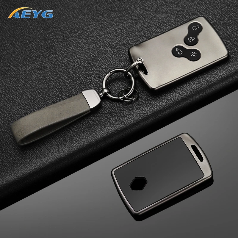 4 Buttons Silicone Car Key Case Cover For Renault Duster Captur Clio ...