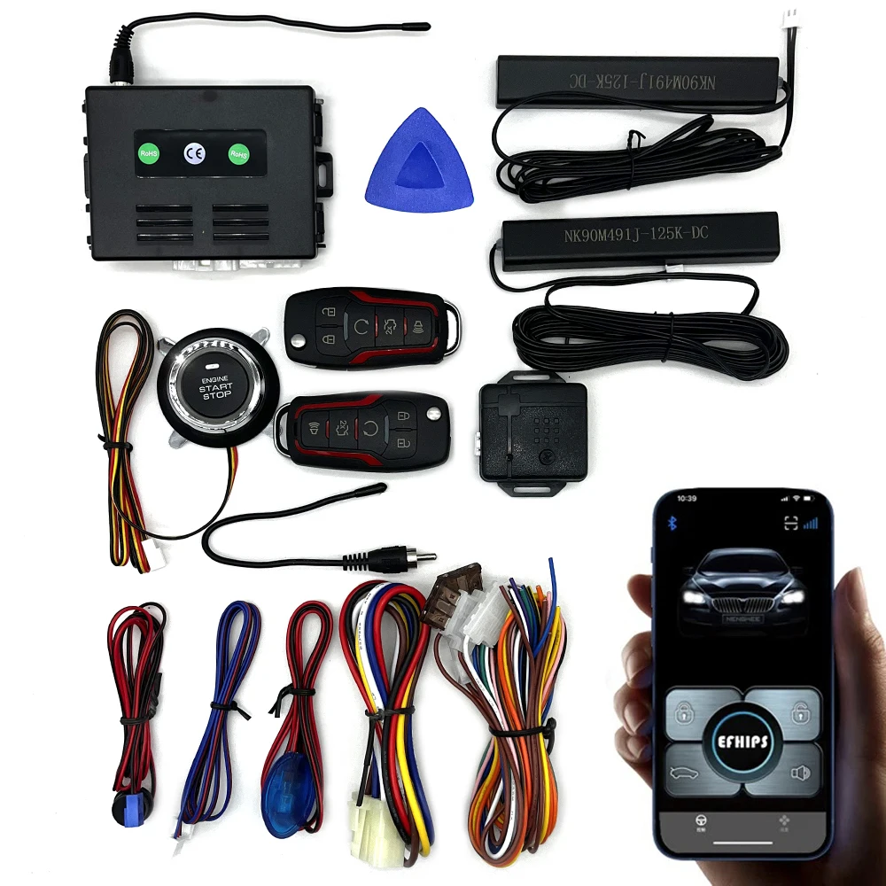 Keyless-start-of-car-Central-door-lock-system-complete-set-of-loading ...