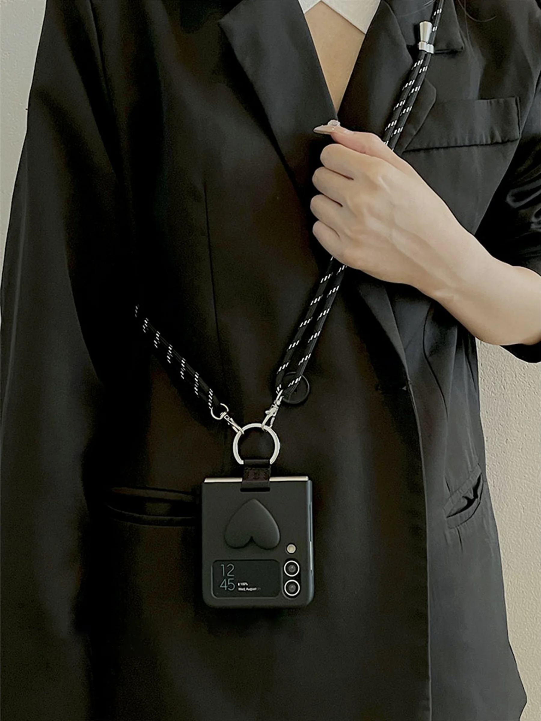 Crossbody-cord-o-colar-cinta-cadeia-de-ombro-cora-o-cor-s-lida-caso ...