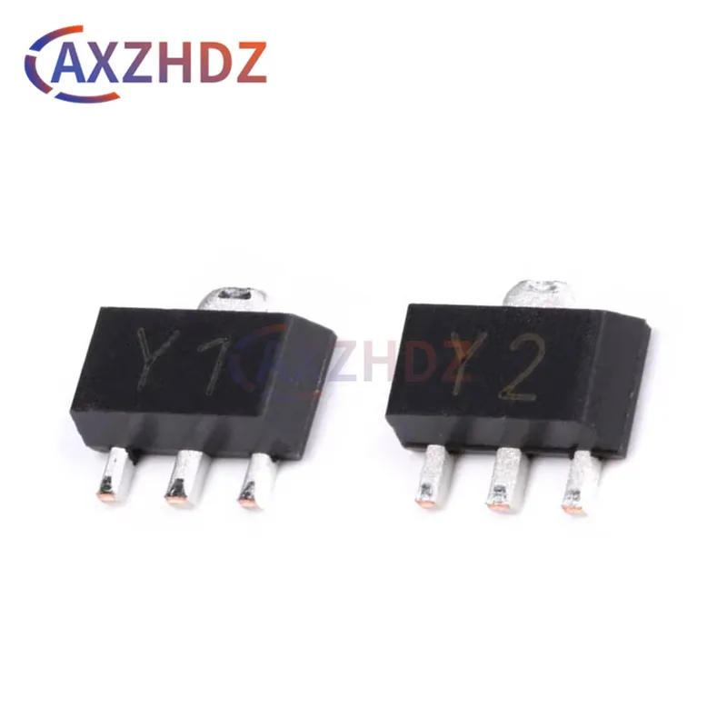 100PCS Y1 Y2 PXT8050 PXT8550 SOT-89 SS8050 SS8550 SMD 1.5A 25V NPN PNP ...