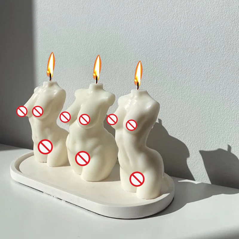 Human-Body-Candle-Silicone-Mold-3D-Man-Pregnant-Woman-Scented-Candle ...