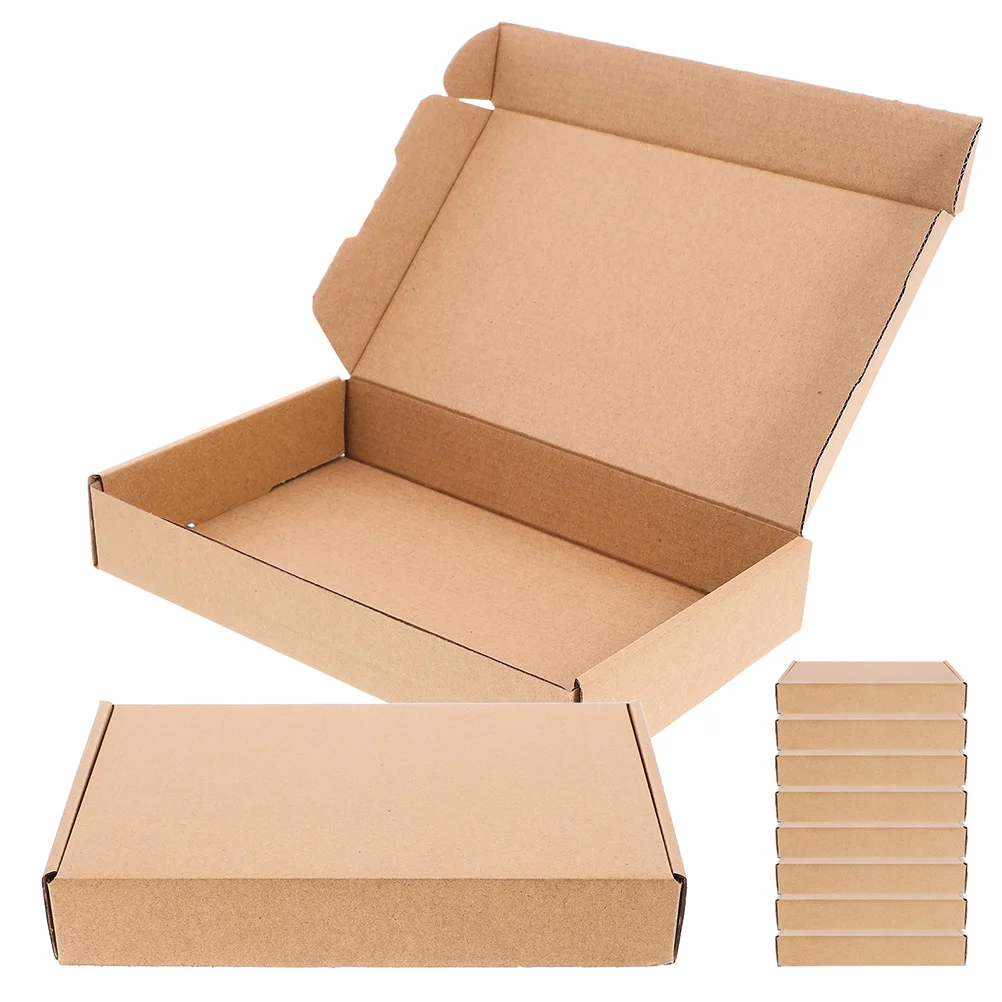 10-Pcs-Small-Carton-Gift-Boxes-Bulk-Corrugated-Packaging-Kraft-Paper ...