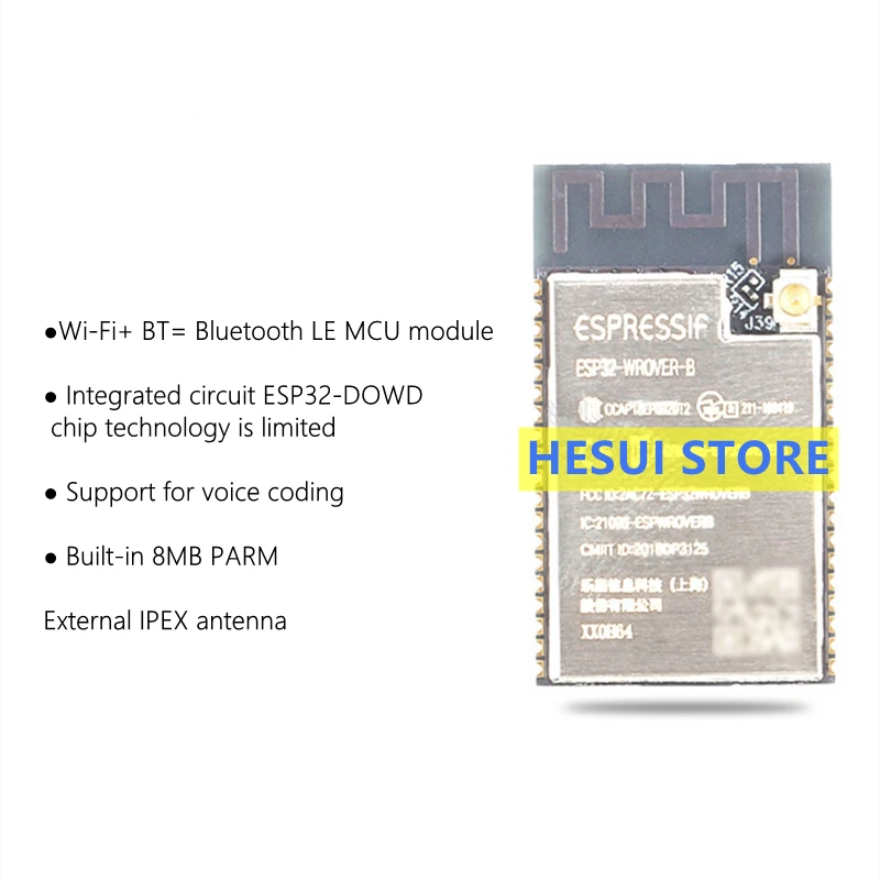Original Authentic Esp32 Wrover Ib Dual Core Wifi Bluetooth Mcu Module Internet Of Things