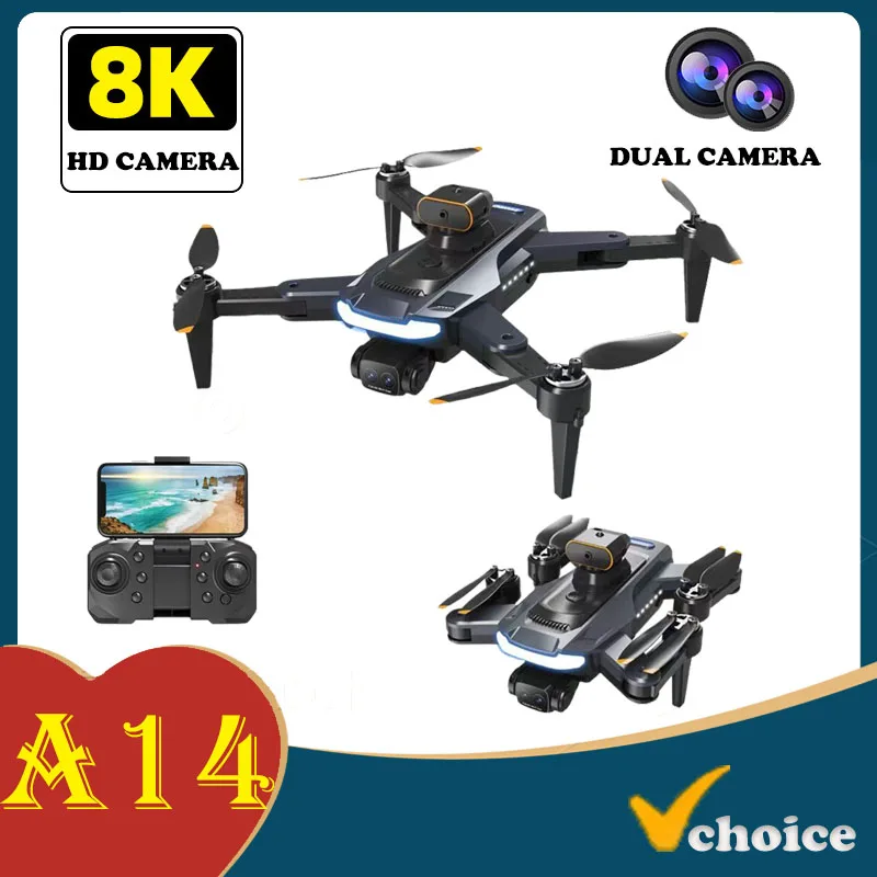 New A14 Big Brushless GPS Drone Intelligent Obstacle Avoidance Folding ...