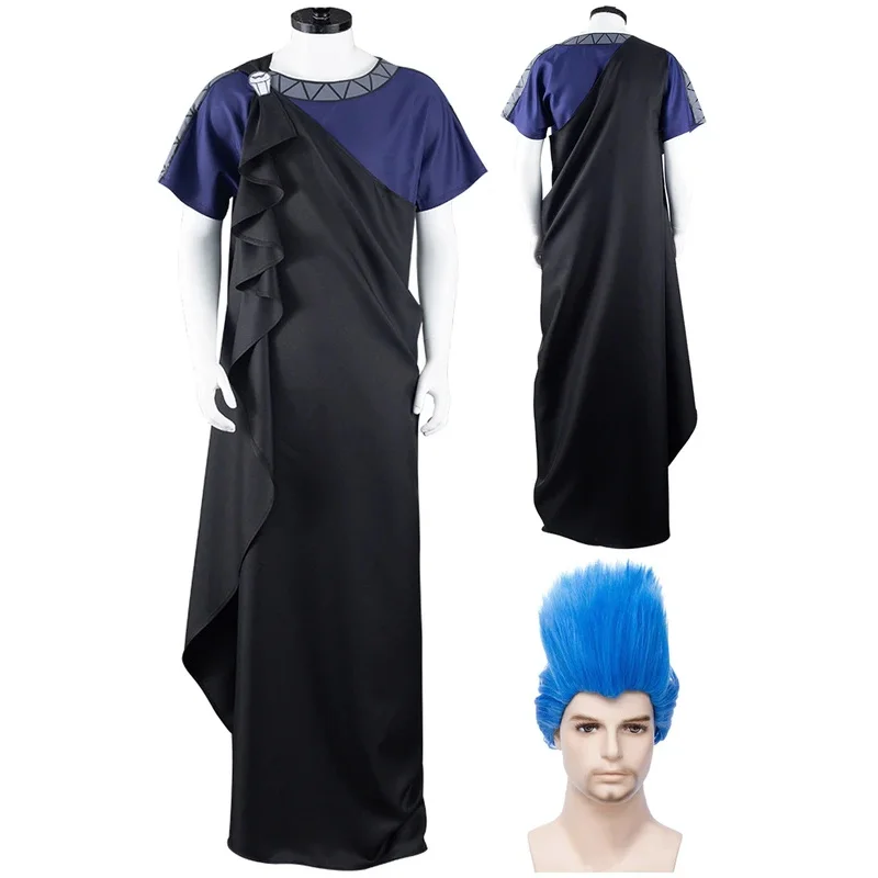 Hades-Cosplay-Anime-Herculers-Man-Costume-Wigs-T-Shirt-Robe-Fantasia ...