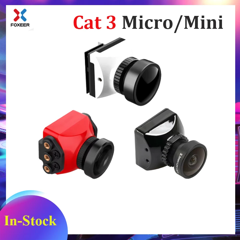 Foxeer-Mini-Cat-Micro-Cat-3-1200TVL-Starlight-0-00001Lux-FPV-Camera-Low ...