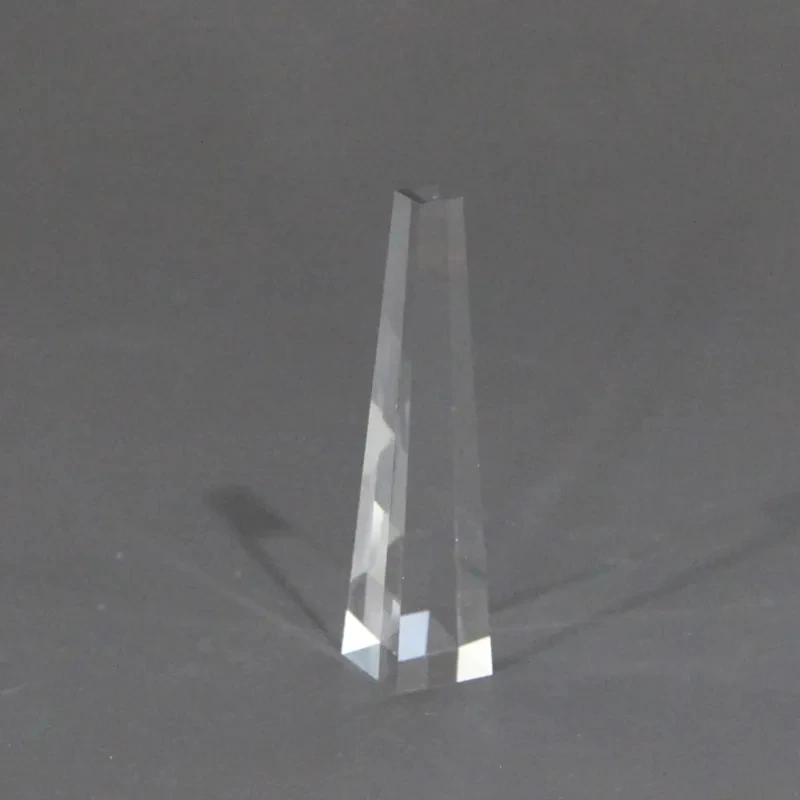 2pcs High Transparent Optical Glass Rod Wedge Light Guide Prism ...