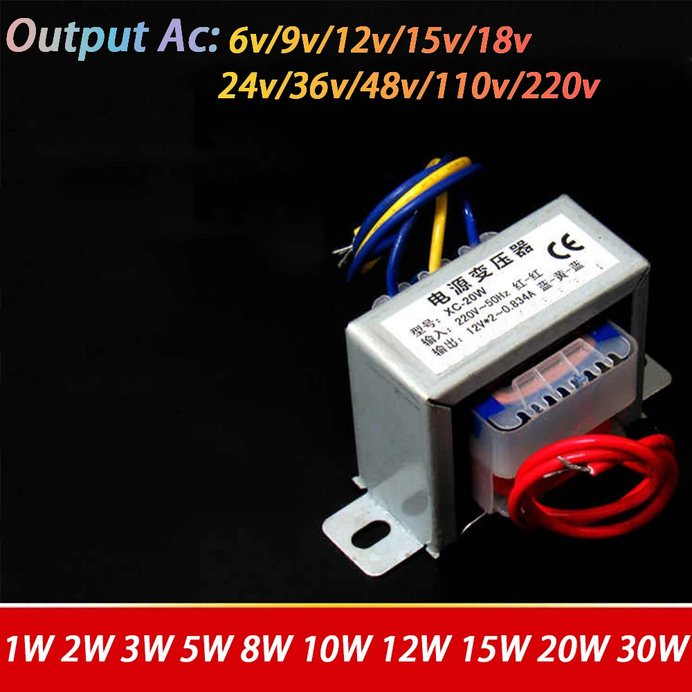 Power Transformer Single V 2 Line 1W 3W 5W 8W 10W 15W 20W 25W 30W Input ...