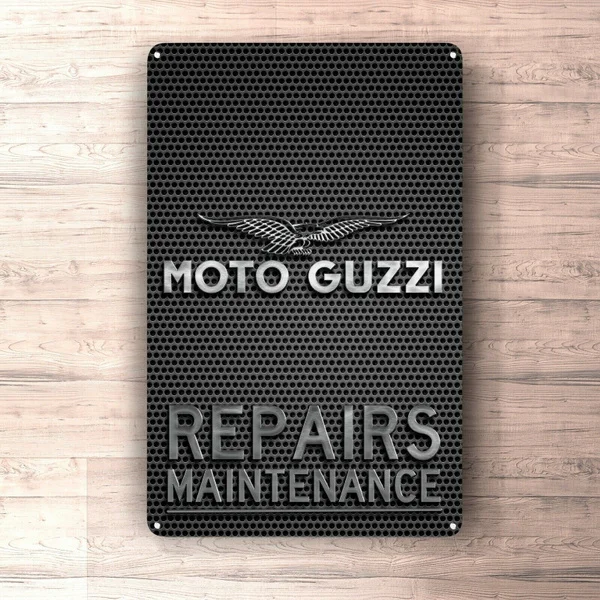 Moto-Guzzi-Motorcycle-Repairs-Maintenance-Sign-Metalsign-for-Garage-Man ...