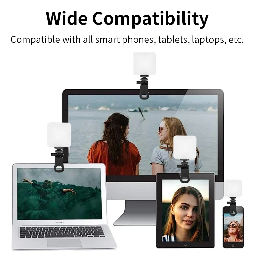 Portable-LED-Mini-Fill-Light-With-Clip-For-Camera-Smartphone-GoPro ...