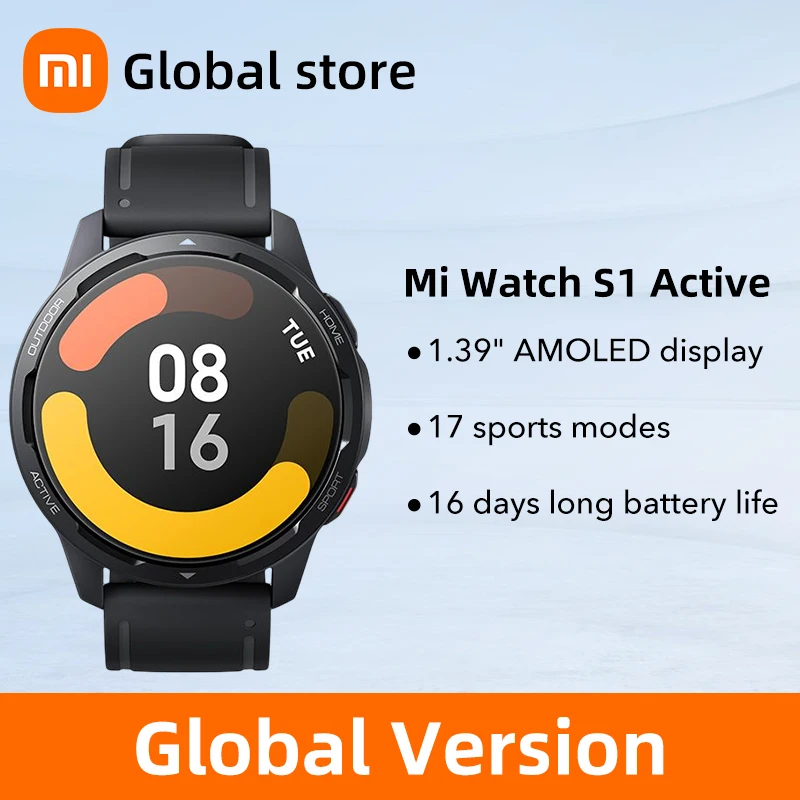 Global-Version-Xiaomi-Mi-Watch-S1-Active-Smart-Watch-GPS-470mAh-1-43 ...
