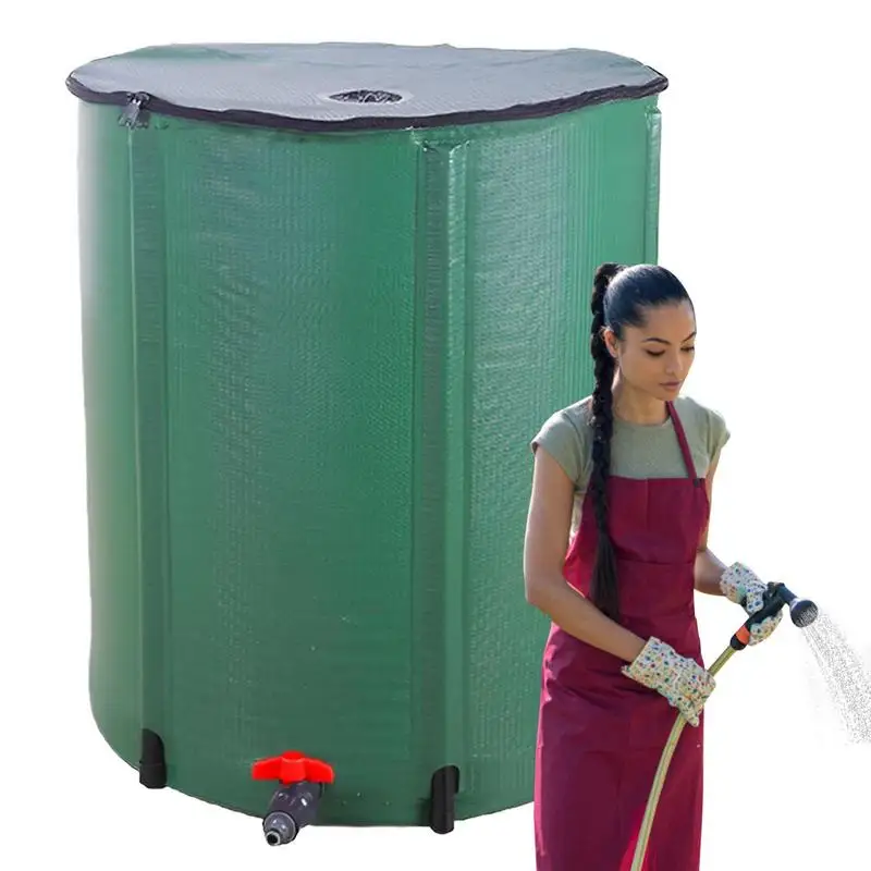 Rain-Barrel-Collapsible-Rainwater-Harvest-Water-Tank-250L-Garden ...