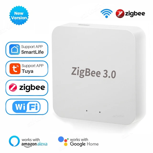 Tuya Zigbee 3.0 Gateway Hub Smart Home Wireless Bridge Smart Life APP Remote Control Automation ...
