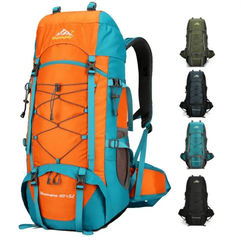 80L Camping Backpack Travel Sport Bag with Shoes Pack Outdoor Climbing ...