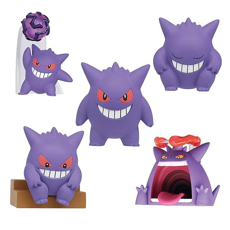 Pokemon Takara Tomy Gengar Figures | Pokemon Gengar Anime Action Figure ...