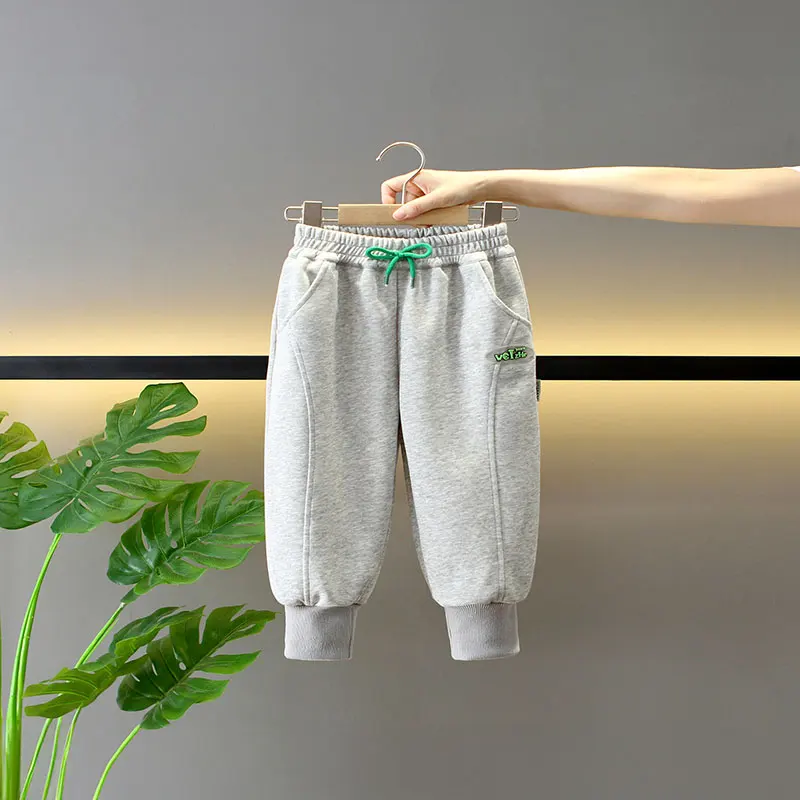 Autumn-and-Winter-girl-Boys-Cargo-Pants-Casual-Elastic-Kids-Trousers ...