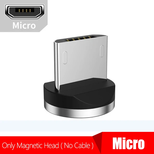 Magnetic Cable plug Type C Micro USB C Plugs Fast Charging Adapter ...