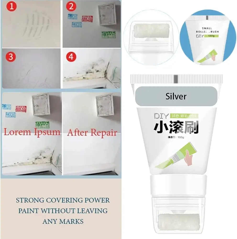 Metope Paszta Henger Kis Görgős Kefe Latex Festék Diy Száraz Fal Javító ...