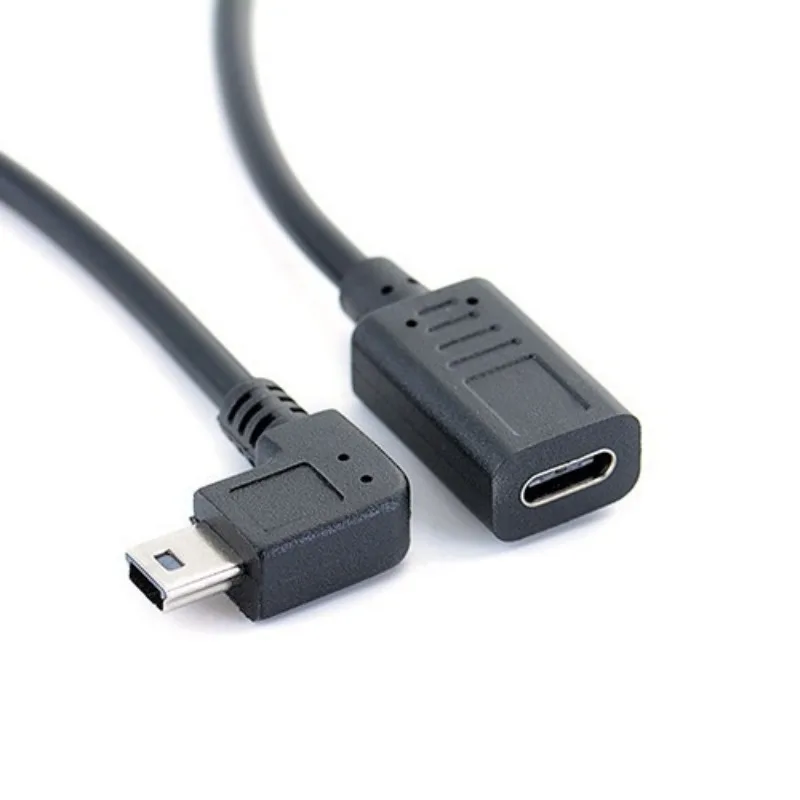 Mini USB to Type C,Mini-B to USB-C Cable,Type C Female To V3 Male ...