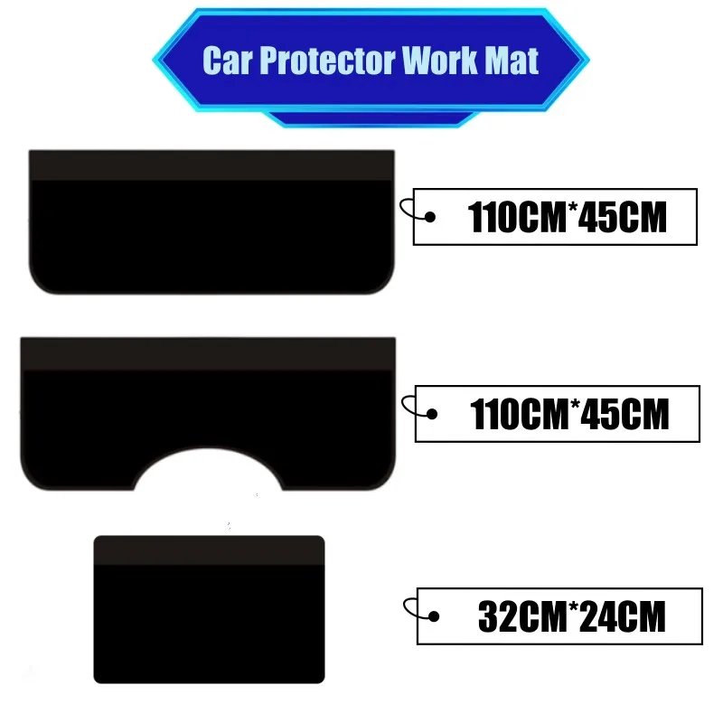 32-x-24cm-110x45cm-Black-Magnetic-Fender-Cover-Vehicle-Truck-Mechanic ...