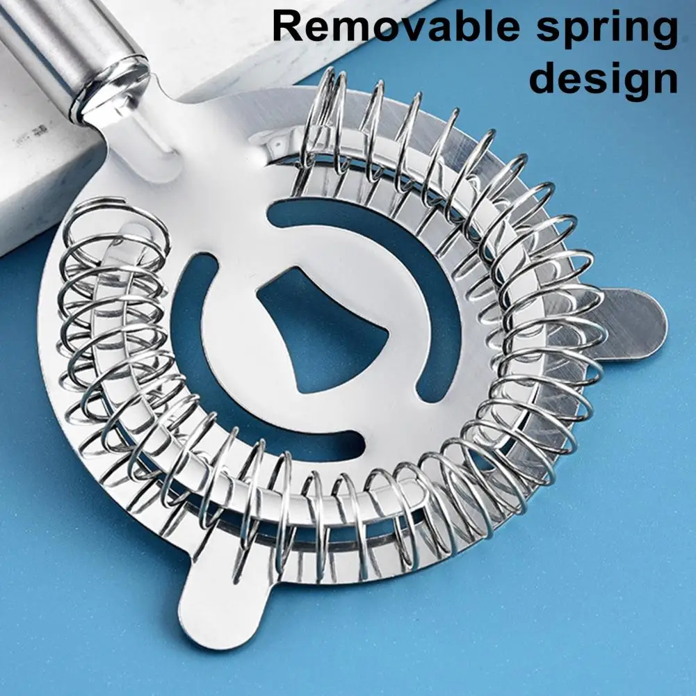 Cocktail-Strainer-with-Prongs-Ice-Filter-for-Cocktails-Stainless-Steel ...