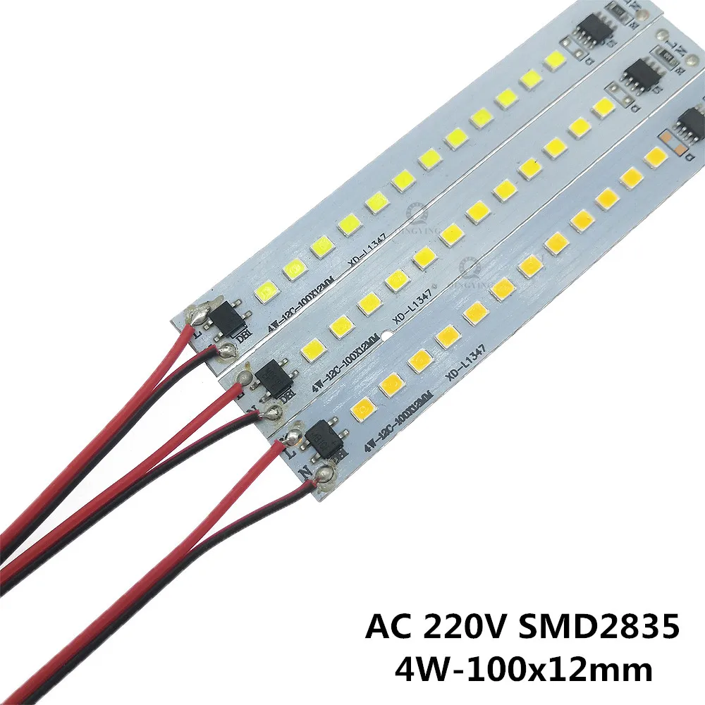 5-50pcs AC220V LED PCB Lights 10CM 4W-8W Warm/Natural/Cold White ...