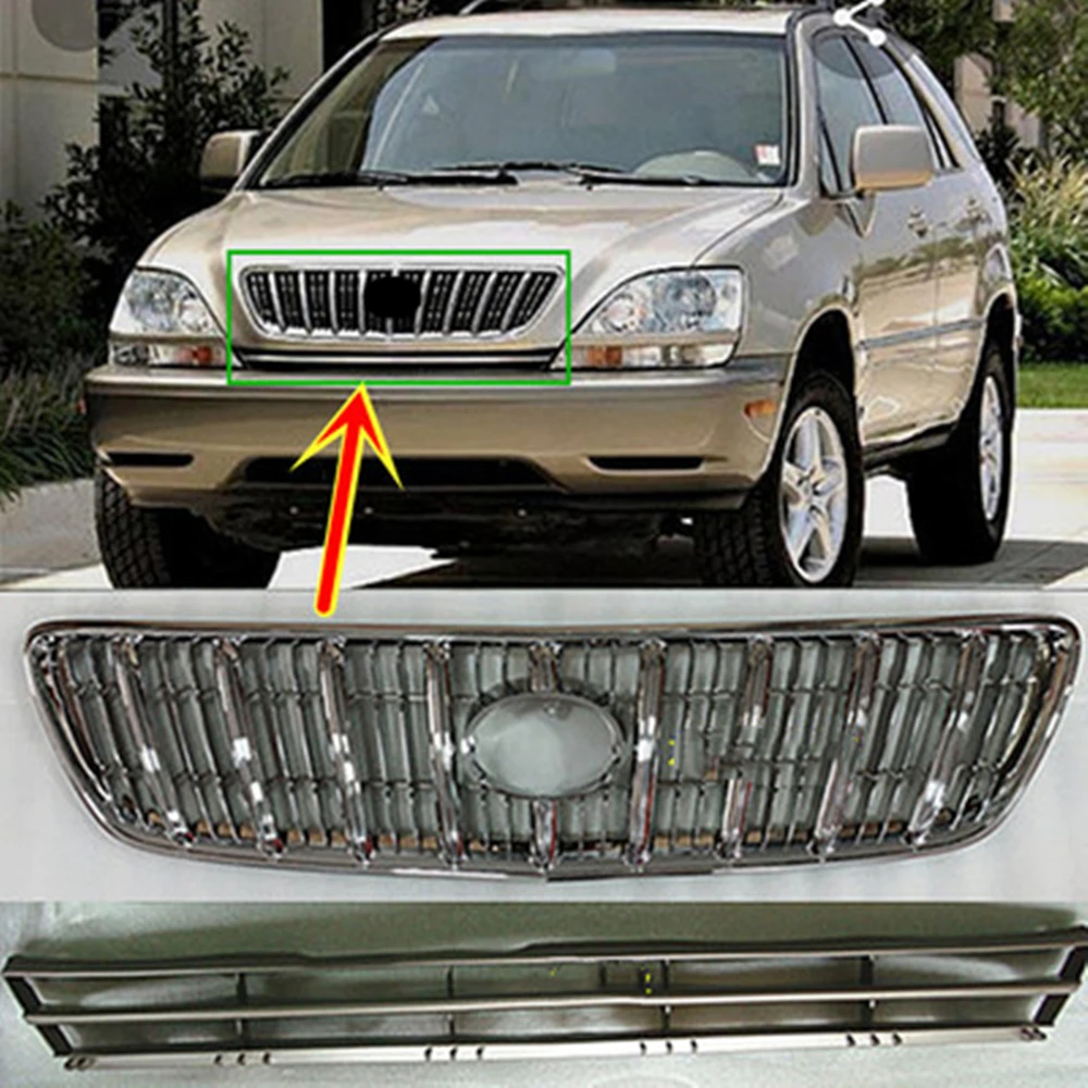 Car accessories Front Bumper Grill Mask Radiator Grille for Lexus RX300 ...