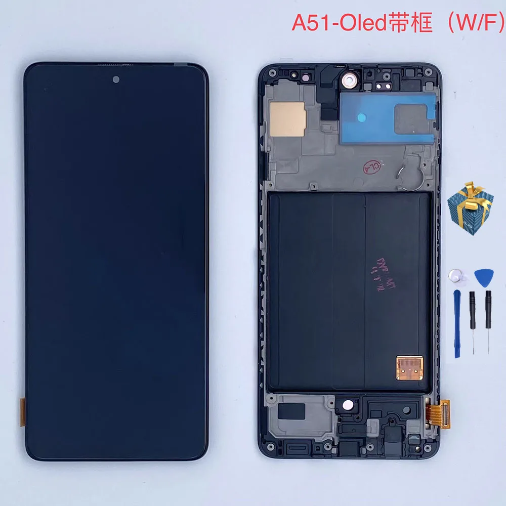 100%OLED For Samsung Galaxy A51 SM A515F/DSN LCD Display,For Galaxy ...
