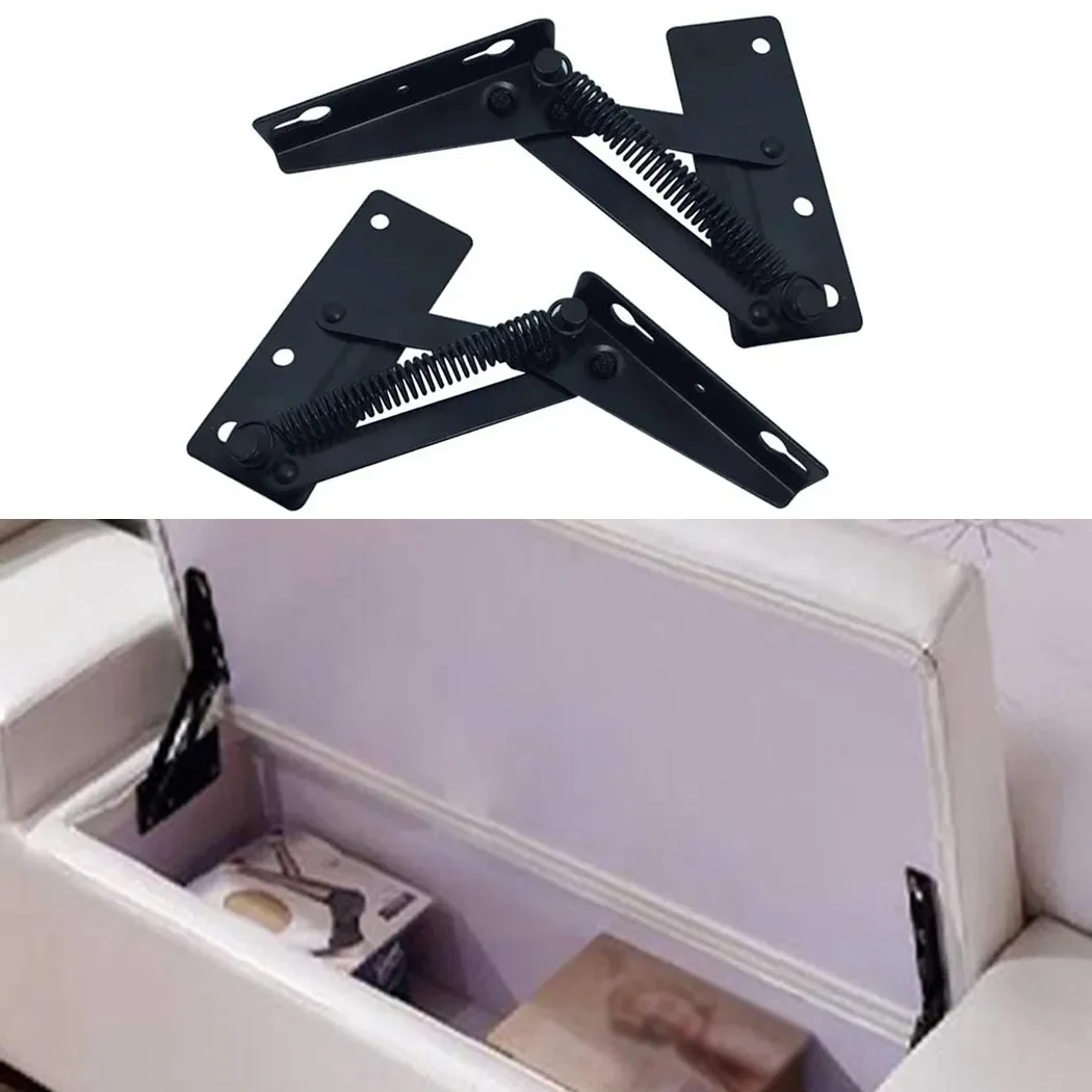 2Pcs Sofa Bed Bedding Adjustable Angle Mechanism Hinge Hardware Black ...