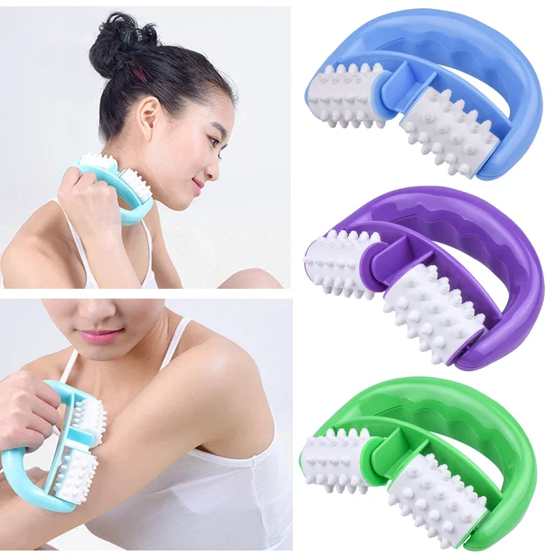 1pc-Blue-D-Type-Fat-Control-Roller-Massager-Cellulite-Leg-Abdomen-Neck ...