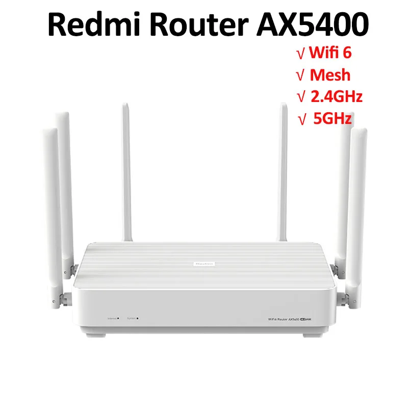 Original-Xiaomi-Redmi-AX5400-Wifi-Router-Mesh-System-Wi-Fi-6-Plus ...