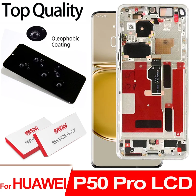 6-6-OLED-Display-with-frame-for-Huawei-P50-Pro-LCD-Touch-Screen ...
