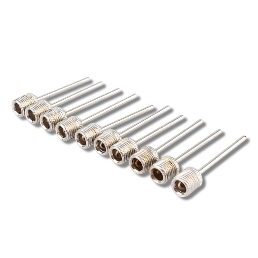 10PCS-Pump-Pin-Sports-Ball-Inflating-Pump-Needle-Stainless-Steel-Soccer ...