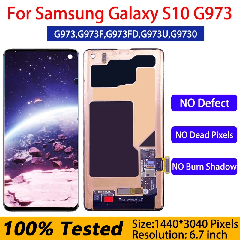 NEW-A-Tested-AMOLED-TFT-LCD-For-SAMSUNG-Galaxy-S10-G973F-DS-G973U-G973 ...