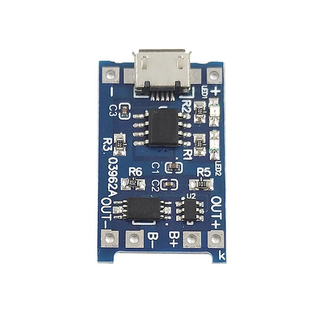 100PCS 5V 1A Type-c/Micro/Mini USB 18650 Lithium Battery Charging Board ...