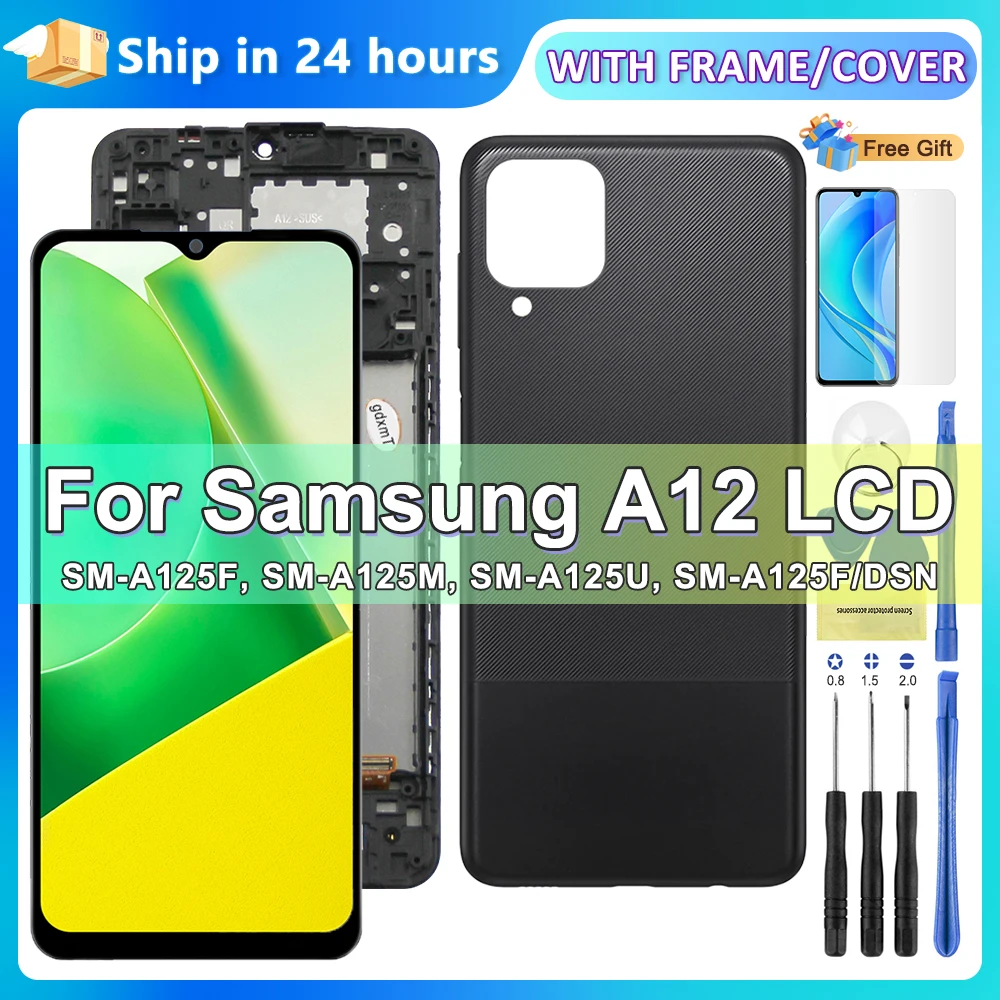 6-5-For-AMOLED-For-Samsung-A12-A125-LCD-Display-Touch-Screen-Digitizer ...