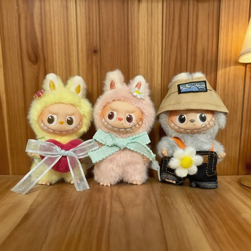 For 4.0 pin for love labubu clothes Fall IN WILD small crown love ...