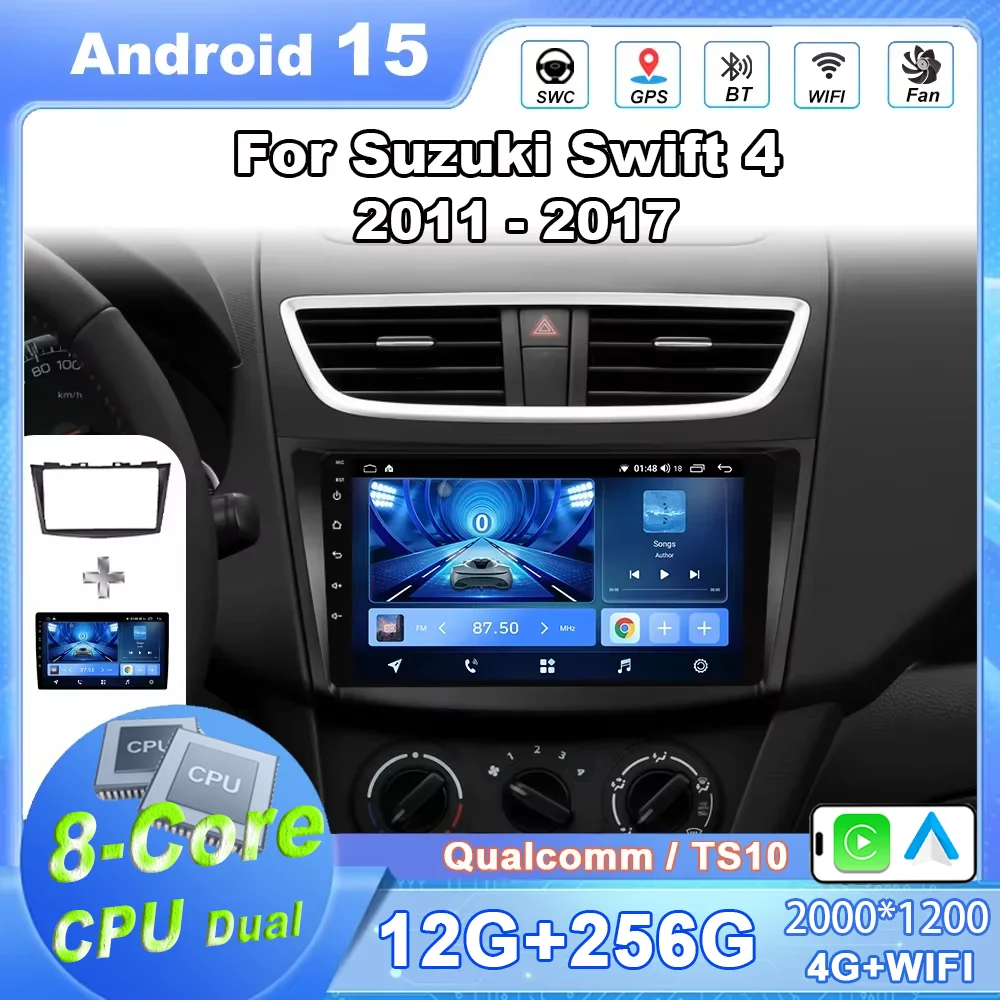 Android 15 Carplay Android Auto Car Multimedia Video Player For Suzuki ...