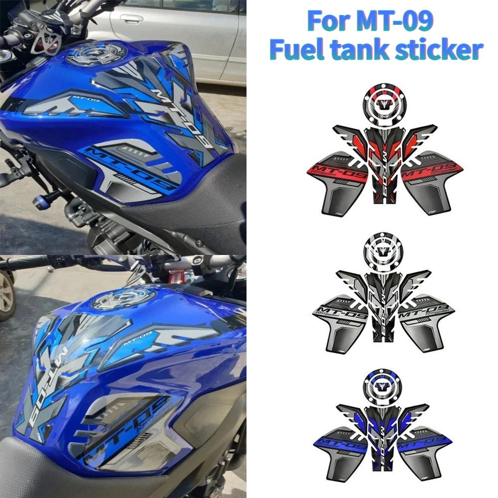 Motorcycle Fuel Tank Sticker For MT-09 Mt-09 mt09 2014 2015 2016 2017 ...