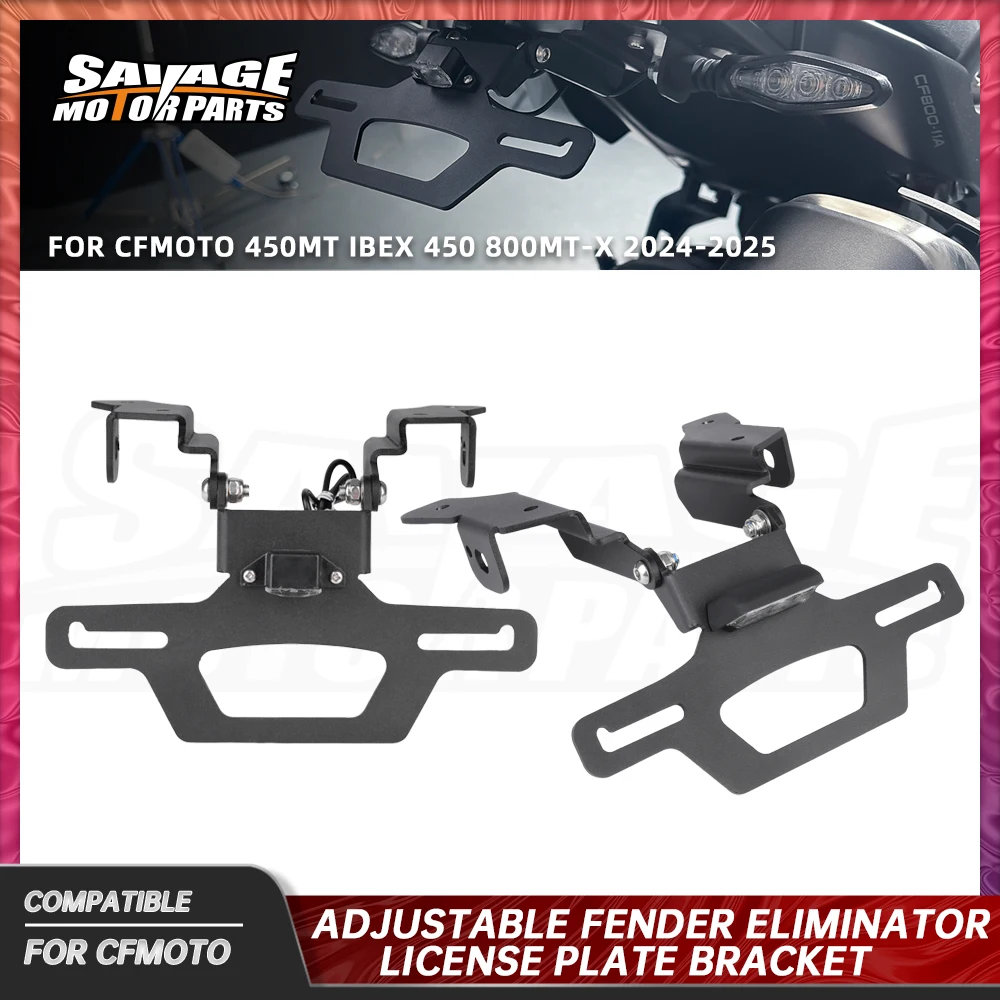 2025 450MT MT450 License Plate Holder For CFMOTO 800MT-X IBEX 450 2024 ...