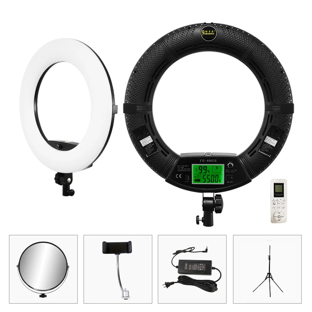 18inch-Professional-Ring-Lights-LED-Video-Lamp-FE480II-with-Tripod-96W ...