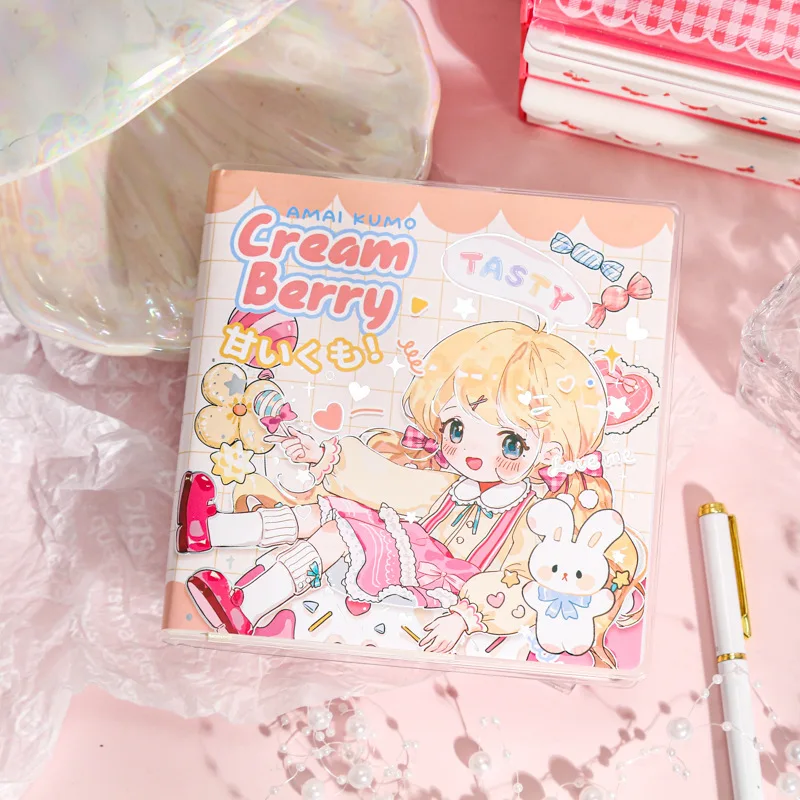Kawaii-Girls-Plastic-Cover-Square-Notebook-A-Little-Sweet-Cloud-Cute ...